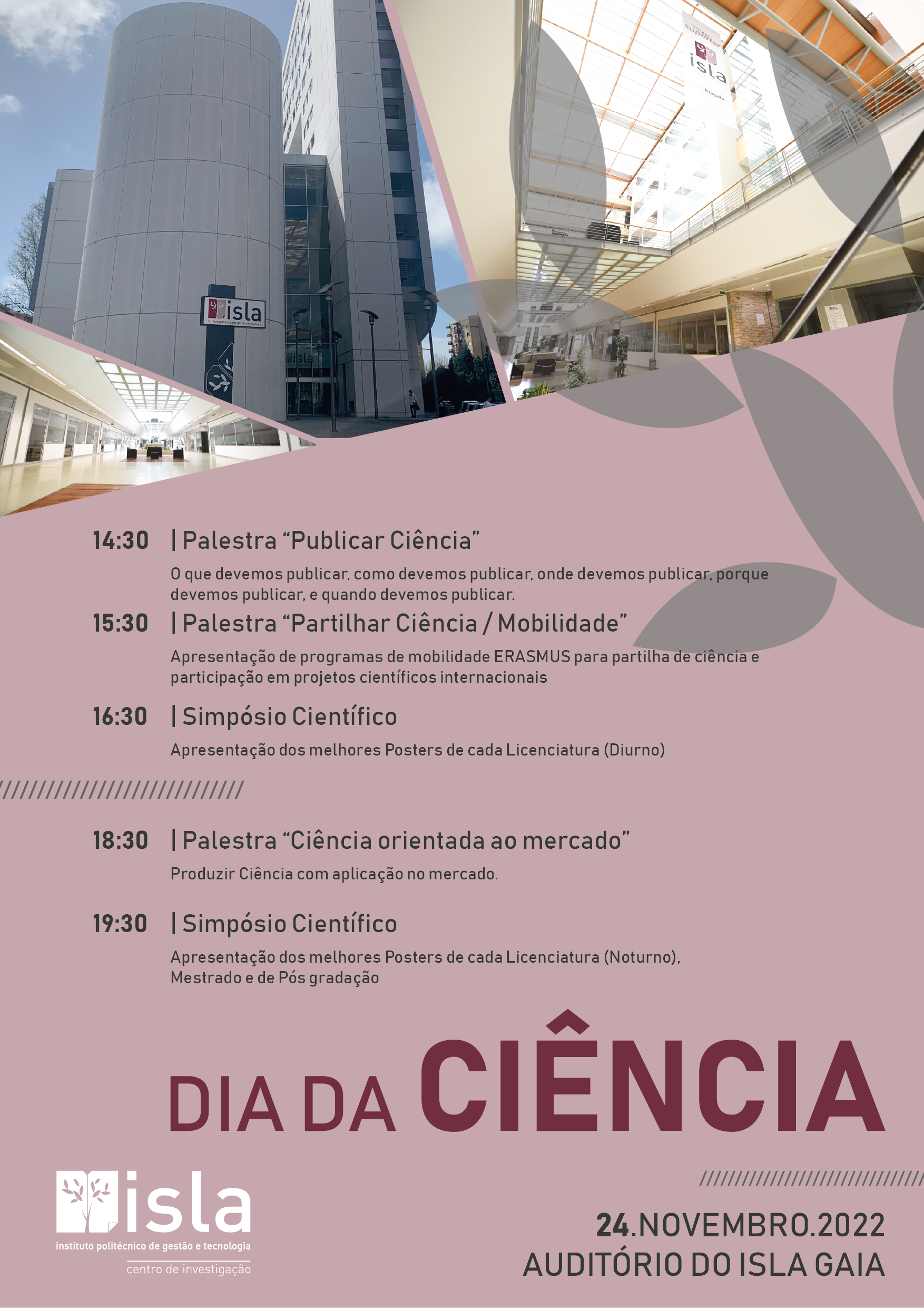 Planos de Formação – Centro de Investigação do ISLA-GAIA